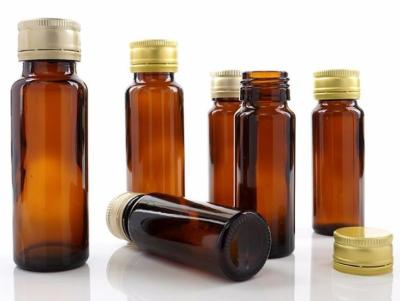 China Botella líquida oral 20ml Amber Pet farmacéutica del tapón de goma en venta