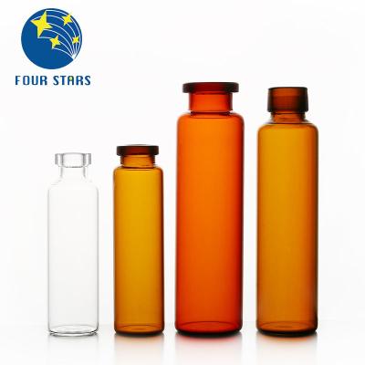 Cina Chiara fiala ambrata 10ml della bottiglia liquida orale di vetro tubolare a basso inquinamento in vendita