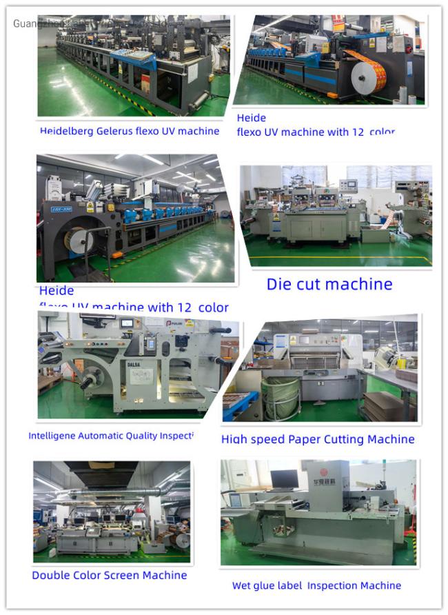 Custom Self Adhesive Waterproof Vinyl PVC Die Cut Sticker Logo Label Printing Stickers Packaging Labels