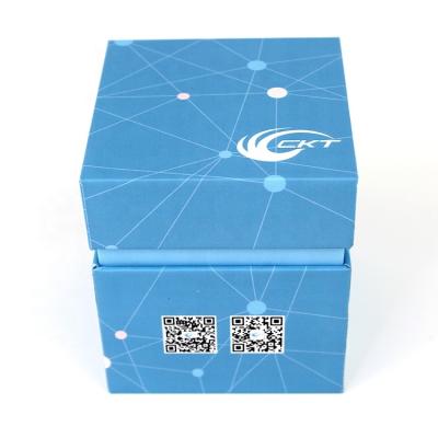 China Individuelle, recycelbare Geschenkbox aus Karton mit Deckel, tiefe quadratische Kartonbox mit Deckel 10x10 Zoll zu verkaufen