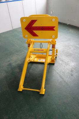 Κίνα 20kg αργιλίου πτυσσόμενα εμπόδια ασφάλειας οχημάτων κυκλοφορίας κίτρινα προς πώληση