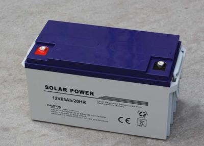 Cina Il ciclo profondo ha sigillato 12v65ah la batteria al piombo AGM e tipo del gel per fuori da potere di griglia in vendita