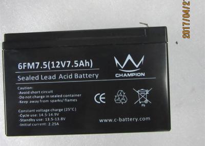 Cina Batteria al piombo UPS di buona di dispersione lunga vita della corrente 12v7.5ah ed uso dell'invertitore in vendita