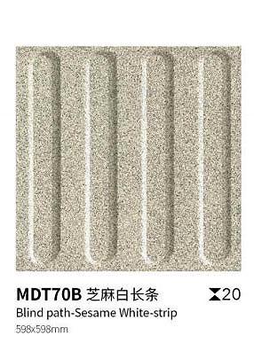 China Gray Yellow 600x600mm Scratch-resistant Blind Path Tile for sale