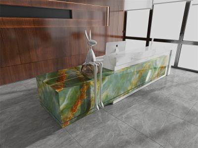 에메랄드 그린 1420x2700mm 닦은 싱터 석판