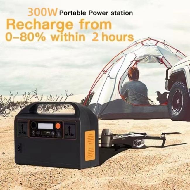 300W Portable Power Station with accessories