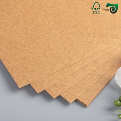China FSC Unbleached Kraft Paper 18g PE Coating For Superior Grease Resistance for sale