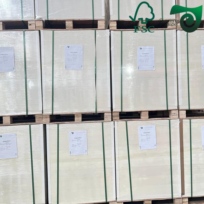Various applications of the coated paper including labels and packaging