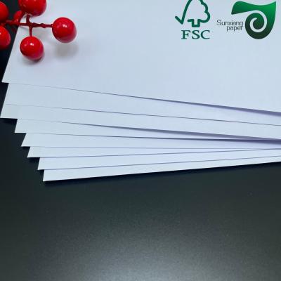 China FSC Certified 80gsm 90gsm Super White Offset Paper Sheets  Excellent Printing Performance for sale