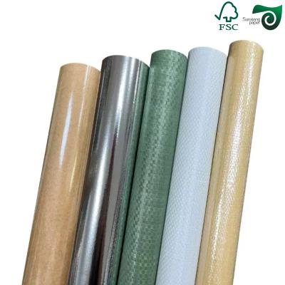 중국 고품질 크래프트 라이너 보드 80GSM 100GSM 등급 우수한 확장 가능한 크래프트 종이 시멘트 가방에 맞춘 FSC 판매용