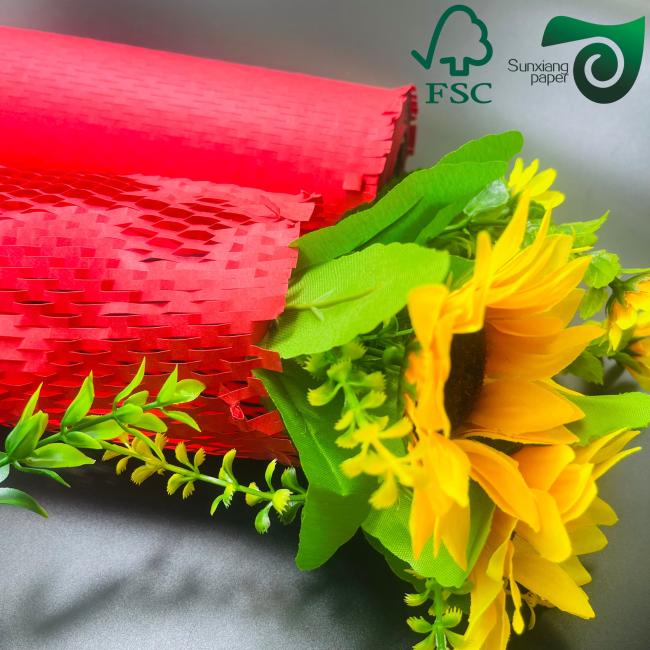 Honeycomb Paper Wrap roll packaging