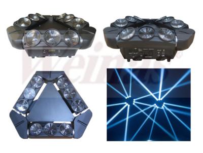 Cina 9 testa girante illimitata della luce del carrello del fascio della fase LED degli occhi 9*12w RGBW 4in1 della luce del carrello del fascio principale ragno in vendita