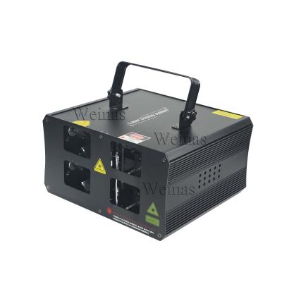 Cina Colore di RGB delle luci laser della discoteca del DJ dei quattro occhi/luci laser di concerto che mescola ricerca lineare in vendita