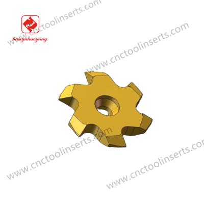 China Customizable Insert Non-standard Grooving Insert With 3D154-235 Six-edged Design And HYKH06 Mid-range Coating for sale
