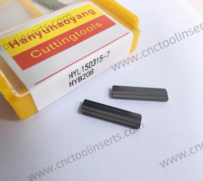China Inserto CNC com revestimento PVD HYL150215-2 HYB208, adequado para materiais difíceis de mecanizar, exceto ligas de alta temperatura. à venda