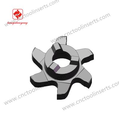 China Pastilha de ranhurar não padrão, HYMG3212-2.0, Adequada para usinagem de ligas resistentes ao calor,Pastilha personalizável à venda