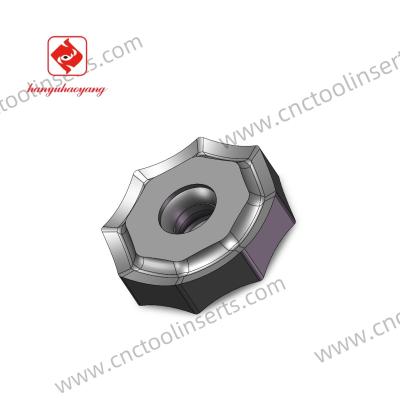 China CNC Milling Insert with PVD Coating ONMU080608 HYB208, Suitable For Difficult-to-machine Materials Except High-temperature Alloys. for sale