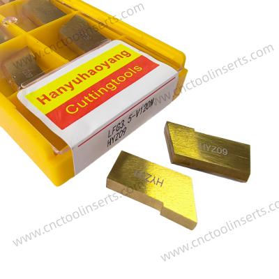 Cina Inserti per scanalatura CNC con rivestimento PVD LFG4.5-V120N HYZ09, Adatti per la lavorazione di acciaio dolce. in vendita
