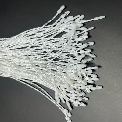 China Sustainable Square Locking Plastic Tag Fastener String Seal CMYK For Clothes Custom for sale