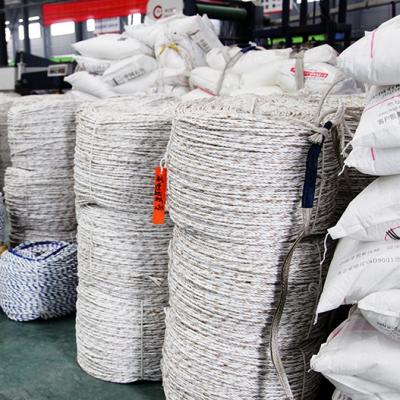 Cina High Tensile Twist Rope /Polyethylene Polypropylene Tarpaulin Binding Rope Durable Eye Ring Rope in vendita