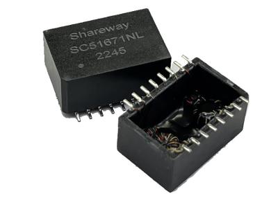 China 1000BASE-T 4P PoE Ethernet Magnetic Transformers for Temperature Applications 7490220115 for sale
