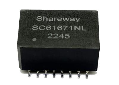 중국 PM-DB2751 SMD 파워 오브 이더넷 트랜스 16 핀 듀얼 코어 판매용