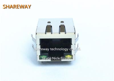 Китай Shareway 10G RJ45 Ethernet Connector 1x1 Tab Down Single Low Profile JT4-1108HL продается