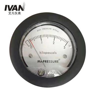 Cina ODM 63mm Differencial Pressure Gauge per la misurazione della pressione industriale in vendita