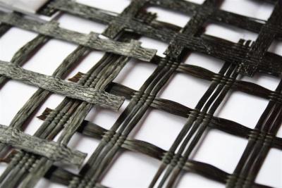 Cina 30KM - vetroresina autoadesiva Geogrid di rinforzo dell'asfalto 1000KN in vendita