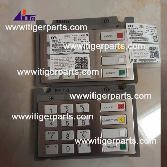 Diebold Nixdorf DN EPP V8 INT2 ASIA PK2 Keyboard 1750346539
