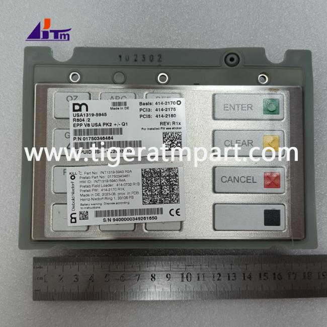 Diebold Nixdorf DN Series EPP V8 USA PK2 Keypad 01750346484