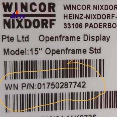 China Peças de máquina ATM Wincor Nixdorf 15 polegadas Openframe Std Display LCD 1750287742 à venda