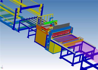 China O PLC programa milímetro controlado do CE ISO9001 da máquina de soldadura 5 - 12 da malha da cerca à venda