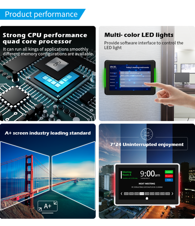 13.3 inch Android tablet in use