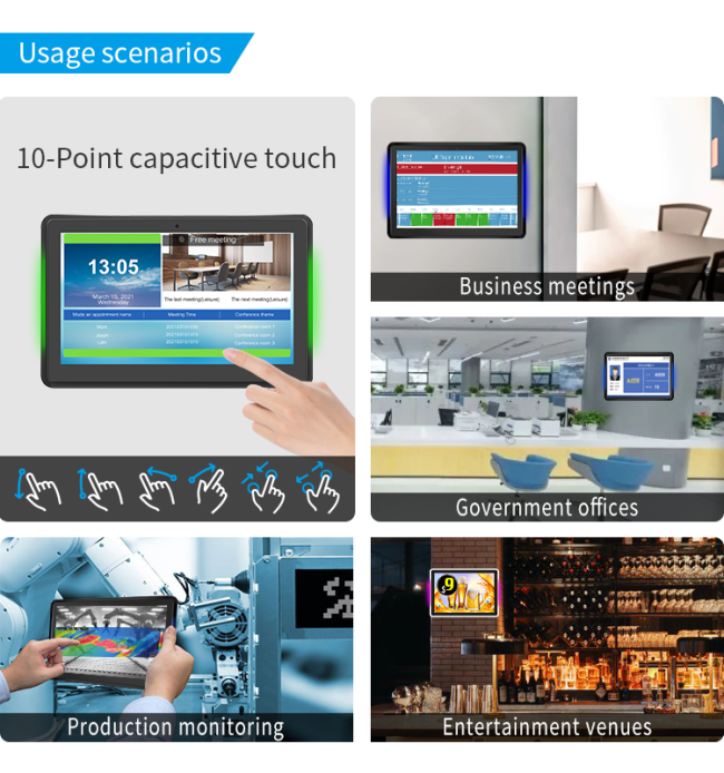 13.3 inch Android tablet interface details