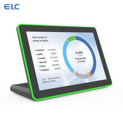 China El hurto anti L forma la tableta de escritorio de Android de la exhibición del tacto de RK3288 POE con las luces llevadas en venta