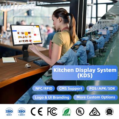중국 ELC 안드로이드 11 인터랙티브 터치 스크린 21.5" IPS 16:9 스크린 RK3568 이더넷 USB 3.0 for Kitchen Display 스크린 레스토랑 POS 판매용