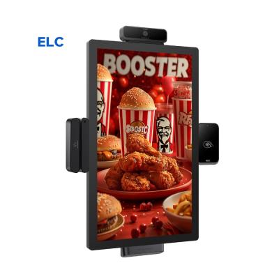 China Máquina de encomenda de autoatendimento de 15 polegadas Sinalização digital de metal Restaurante Tablet Encomenda Quiosque Display de cozinha à venda