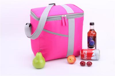 Cina Borsa rosa piccola, singola borsa del dispositivo di raffreddamento del poliestere del dispositivo di raffreddamento della spalla per le ragazze in vendita
