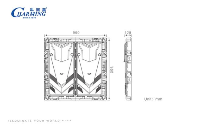 P5-P8 Outdoor LED Screen Wall Display For Advertising Brightness panel 2