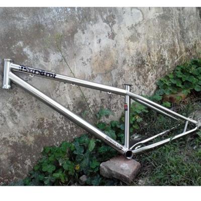 26er Chromolly Steel Dirtjump Frame Slope Style CR520 Titanium Chromed 12.5