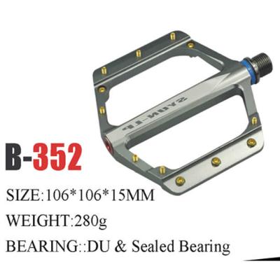 Κίνα CNC Lightweight Big-Platform Pedal of Mtb bicycle Sealed Bearing Aluminum Alloy Footpeg Pedal προς πώληση