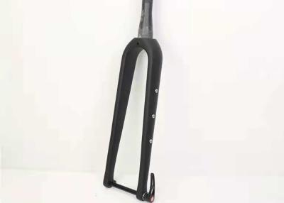 700x50c Carbon Gravel Bike Fork, Lightweight Rigid Fork 100x12 Flat Mount Disc
