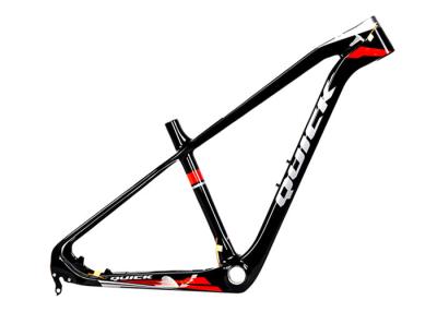 중국 27.5ER 자전거 탄소 섬유 MTB 프레임 V27.5 산악 자전거 가벼운 무게 1200G 15/17/19