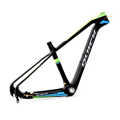 중국 27.5ER 자전거 탄소 섬유 MTB 프레임 V27.5 산악 자전거 가벼운 무게 1200G 15/17/19