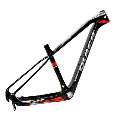 중국 27.5ER 자전거 탄소 섬유 MTB 프레임 V27.5 산악 자전거 가벼운 무게 1200G 15/17/19