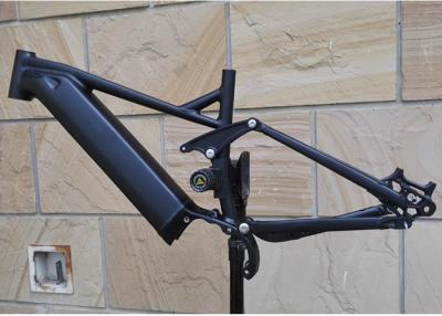 Κίνα 27.5er Boost Full Suspension Electric Bike Frame w/ Shimano E8000 Integrated downtube προς πώληση