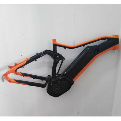 중국 중국 주식 27.5er 전기 풀 서스펜션 자전거 프레임 Bafang G330 알루미늄 트레일 에바이크 Emtb 산악 자전거 판매용