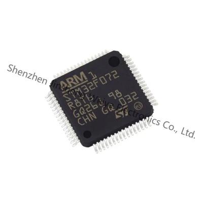 Китай Корка M0 RISC 64KB внезапное 2.5V/3.3V 64-Pin LQFP T/R РУКИ STM32F072R8T6 MCU трицатидвухразрядная продается