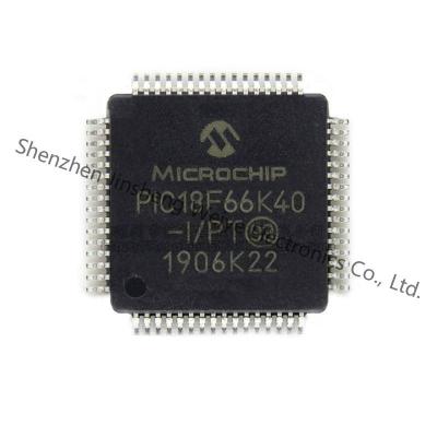 Cina Comp. istantanei PWM CWG SMT HLT WWDT di PIC18F66K40-I/PT 64KB 4KB RAM 1KB EE 10b ADC2 DAC in vendita